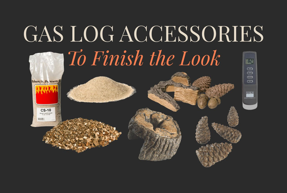Gas Log Accessories | Embers, Sand, Valves & Pine Cones – American Gas ...